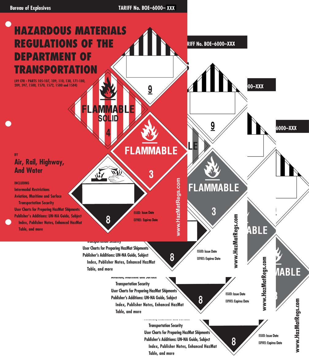 Supplemented Books | HazMatRegs~BOE Publications